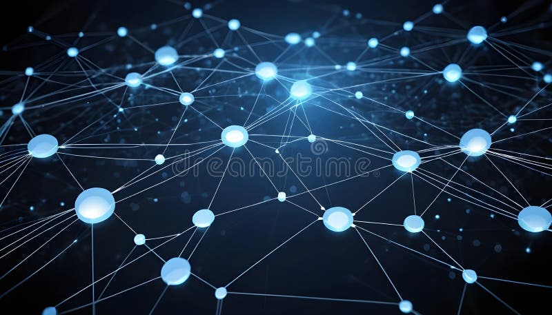 Technology Network Overview Stock Illustration - Illustration of ...