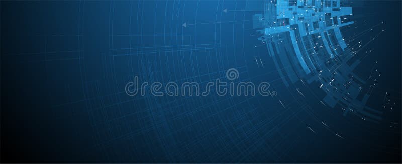 Technology Network Vector Background.. Science and Technology ...