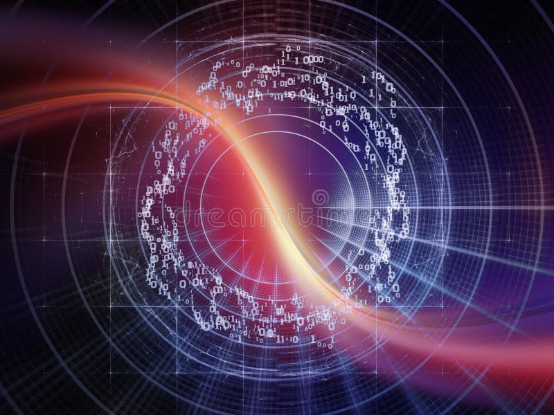 Propagation of Digital World Stock Illustration - Illustration of ...