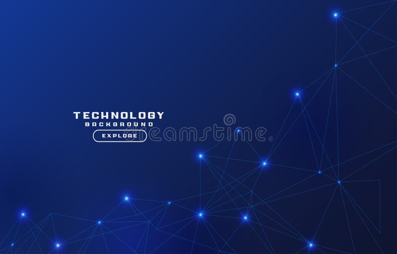 Technology Particle Abstract Background Design Stock Vector ...