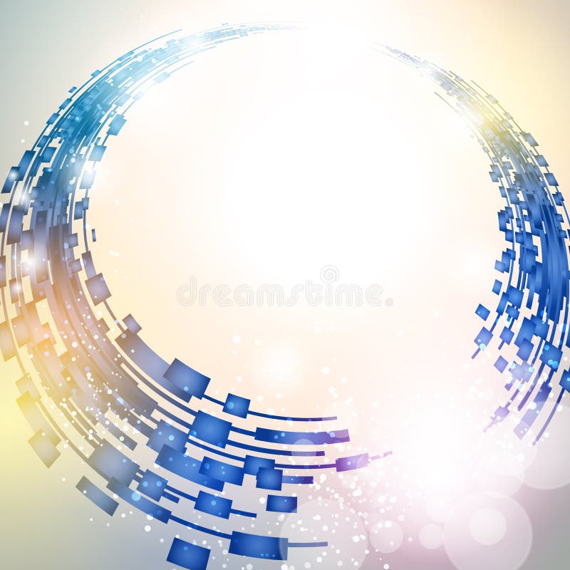 Abstract Path Technology Background Stock Vector - Illustration of ...