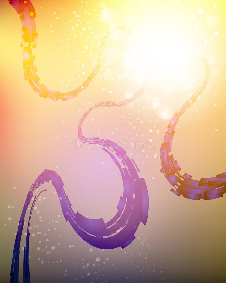 Abstract Path Technology Background Stock Vector - Illustration of ...