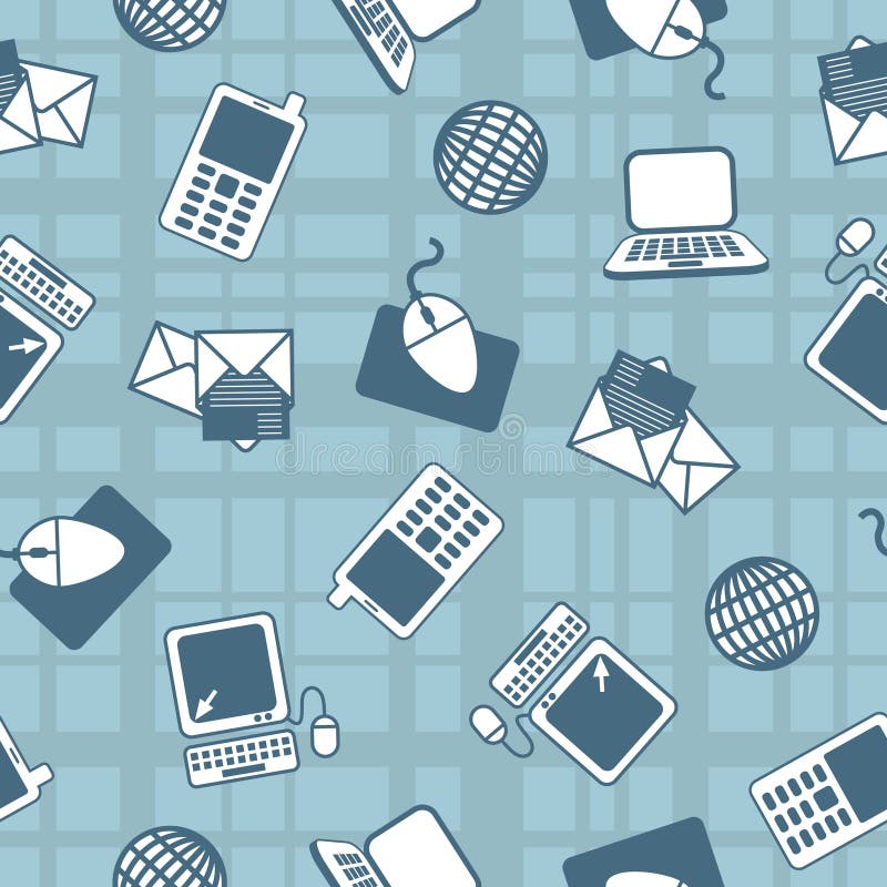 Technology pattern stock vector. Illustration of repeating - 13464219