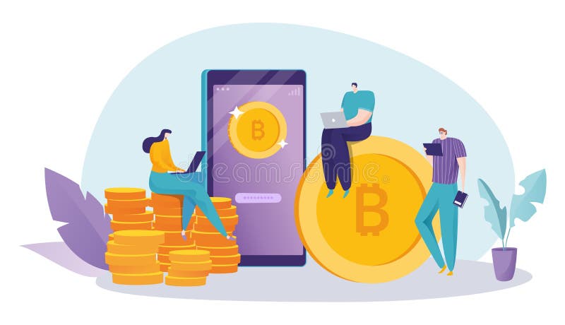 Technology Payment Cryptocurrency Bitcoin Financial Bank System, Online ...