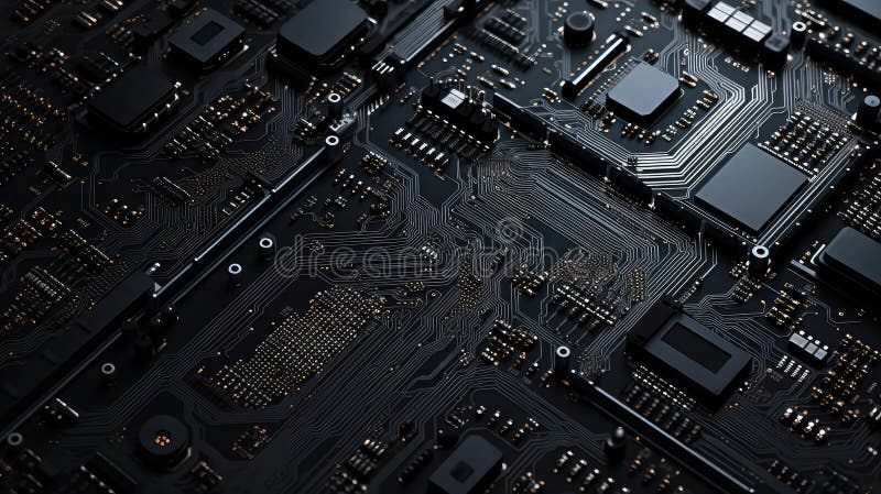 Technology physics grey stock illustration. Illustration of complex ...