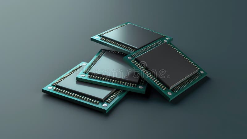 Technology Picture of Chip on Complex Circuit with Digital Technology ...