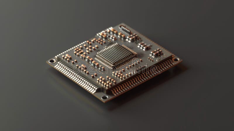 Technology Picture of Chip on Complex Circuit with Digital Technology ...