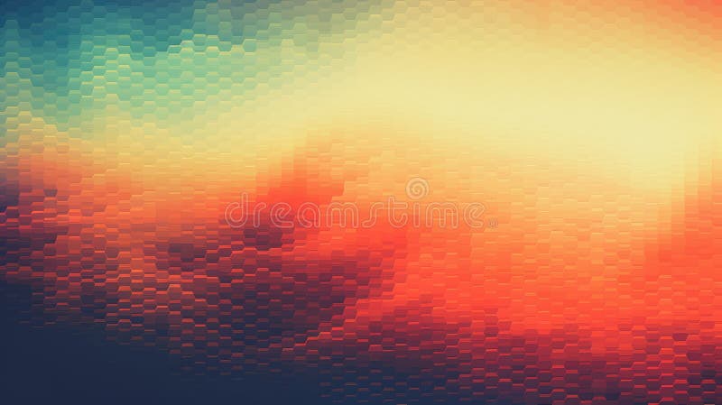Technology Pixelated Retro Waves Stock Illustration - Illustration of ...
