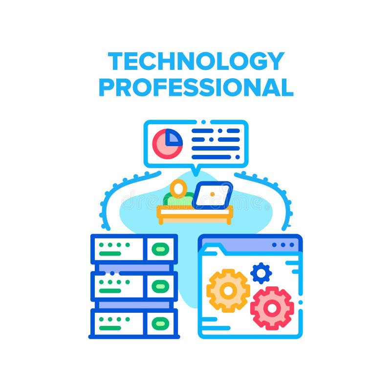 Technology Professional Tool Vector Concept Color Stock Illustration ...