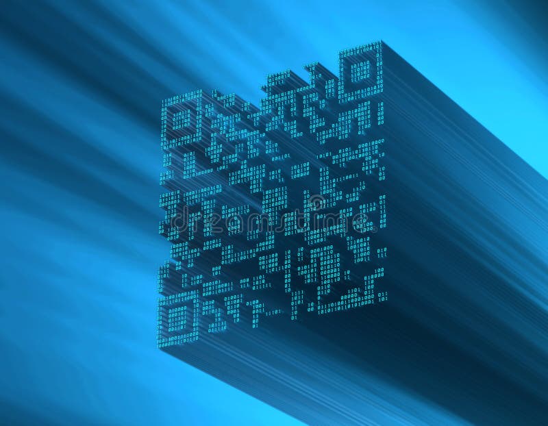 Technology QR Code Data Transmission and Storage, Information ...