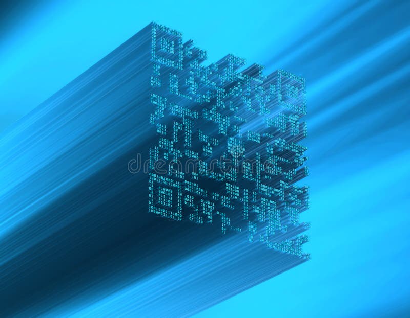 Technology QR Code Data Transmission and Storage, Information ...