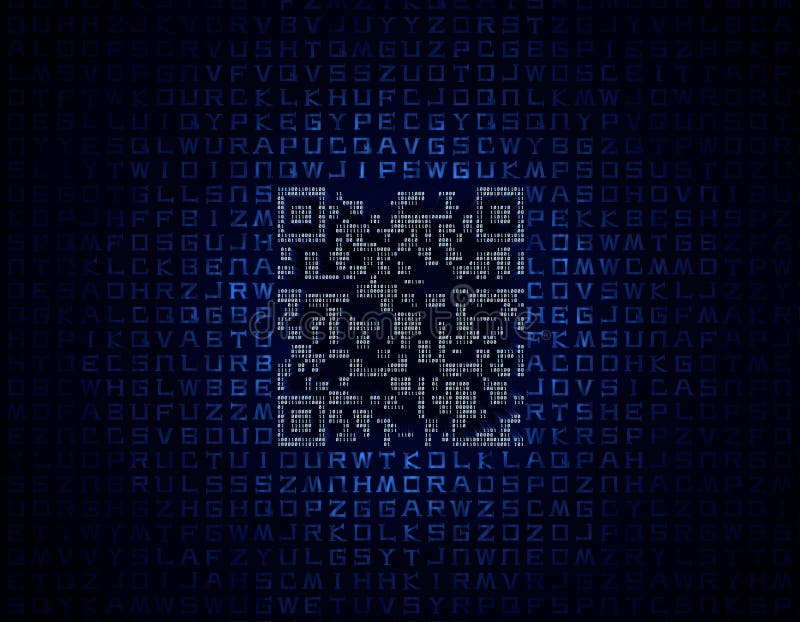 Technology QR Code Data Transmission and Storage, Information ...
