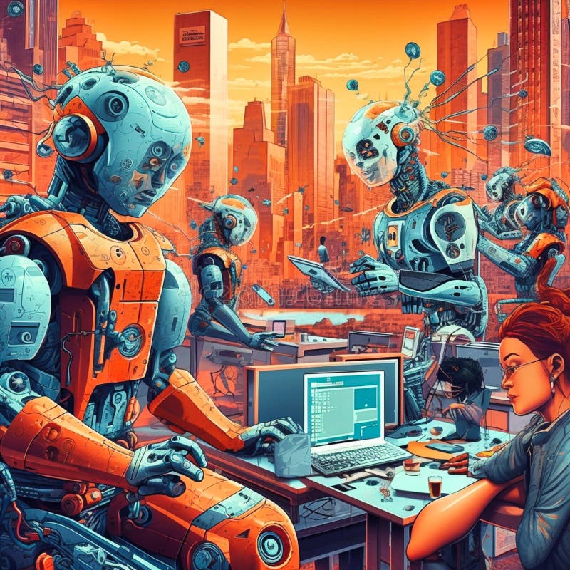 Technology with the Rapid Pace of Technological. Generative AI Stock ...