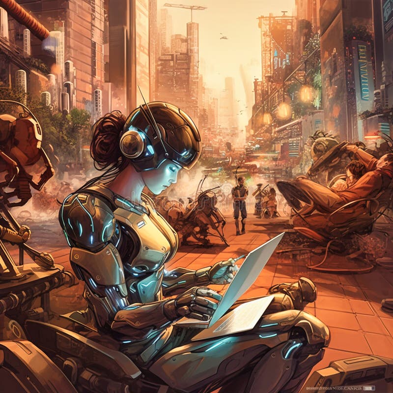 Technology with the Rapid Pace of Technological. Generative AI Stock ...