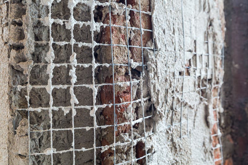 Cement Grid Indent on Asphalt Stock Photo - Image of rough, indentation ...