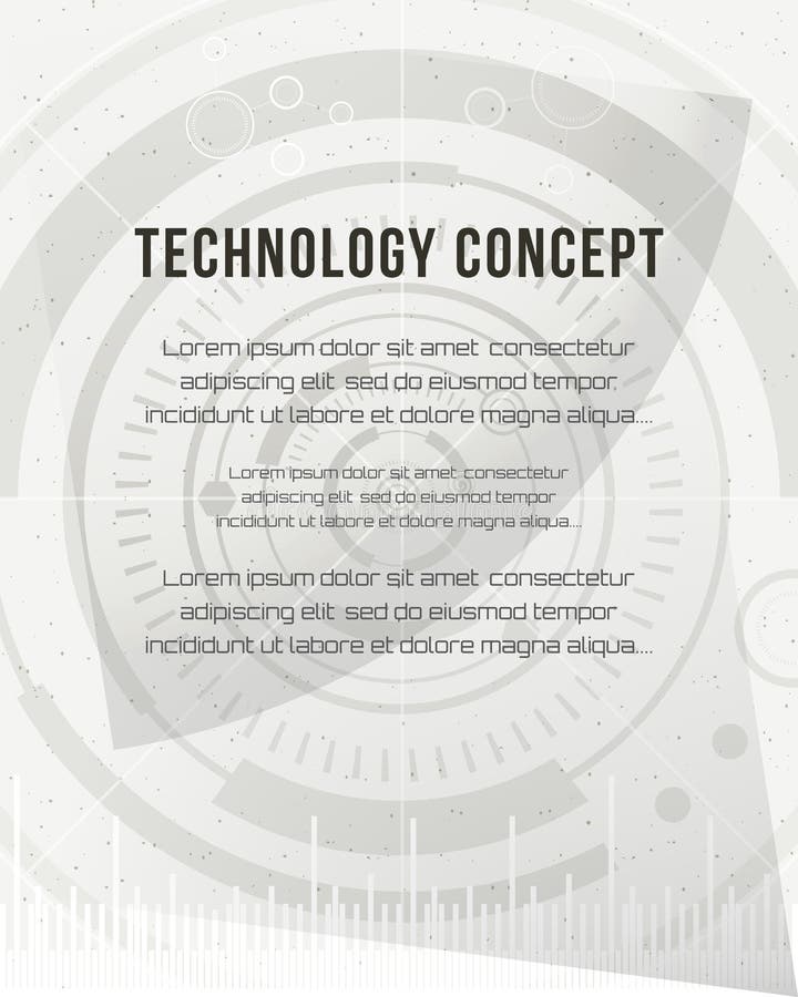 Technology Report, Flyer Design Template, Brochure. Geometric Abstract ...