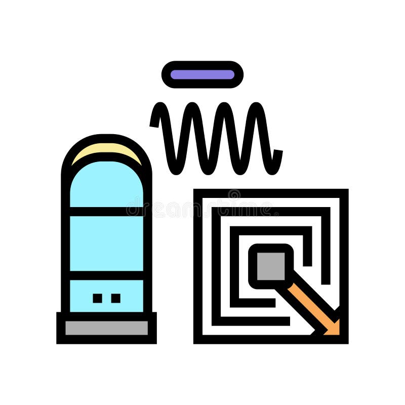 Technology of Rfid Color Icon Vector Illustration Stock Vector ...