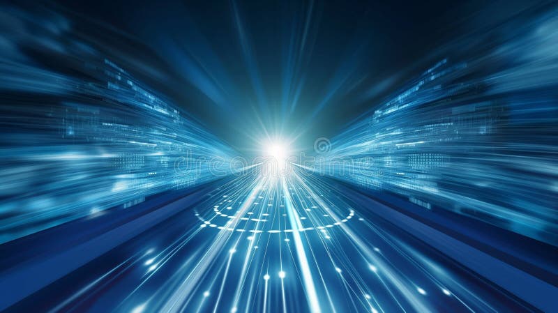 Technology Roadmap Abstract Background, Cover Page, Blue Stock Image ...