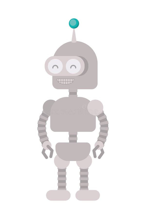Technology Robot Cartoon Vector Design Stock Vector - Illustration of ...