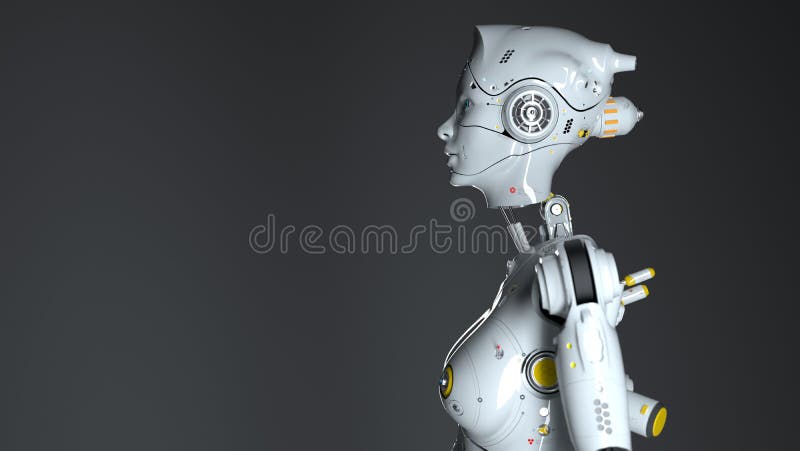 Technology Robot Sai Fi Robots 3d Render Stock Illustration ... Technology Robot Sai Fi Robots 3d Render Stock Illustration ...