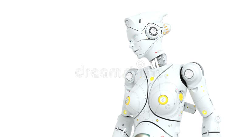Technology Robot Sai Fi Robots 3d Render Stock Illustration ... Technology Robot Sai Fi Robots 3d Render Stock Illustration ...