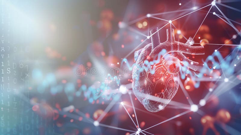 A Digital Human Brain with Glowing Neural Connections. Perfect for ...