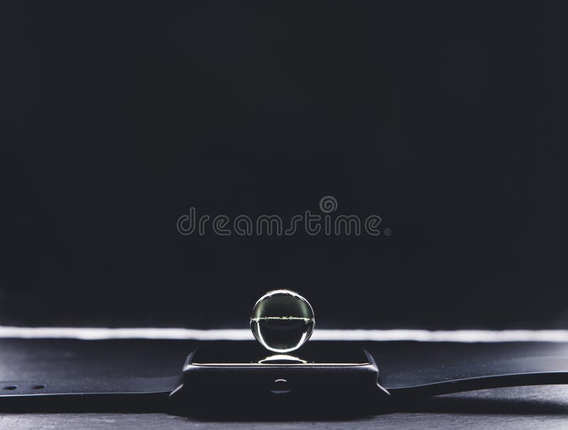 Technology Scan Man`s Hand for Security or Identification.Hand with ...