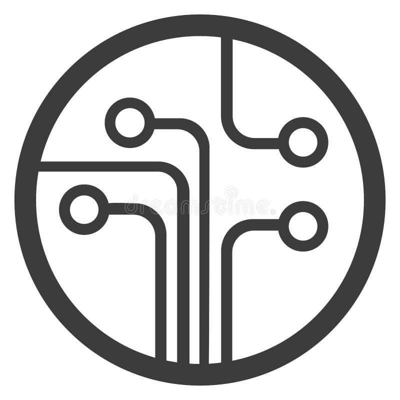 Technology Scheme Symbol Flat Vector Illustration Stock Vector ...