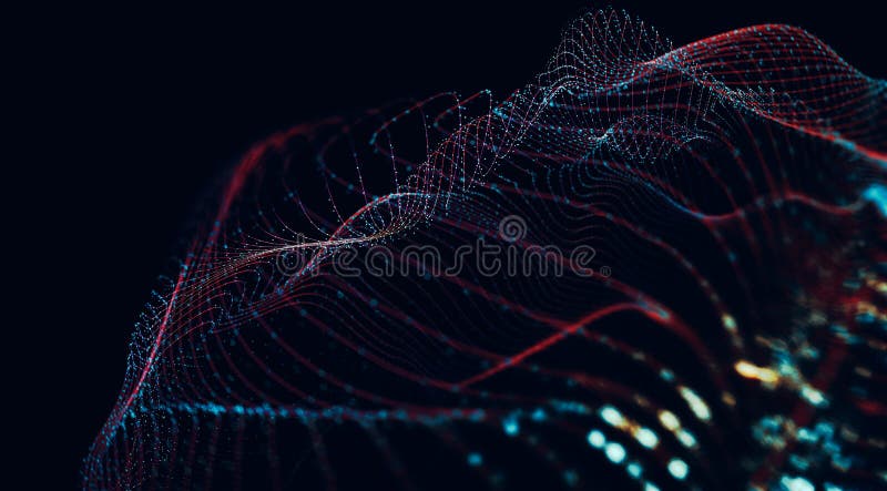 Technology and Science Abstract Background Stock Illustration ...