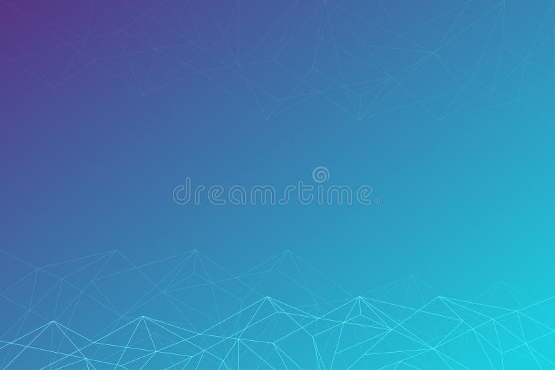 Technology and Science Background with Connected Line To Be Shape ...