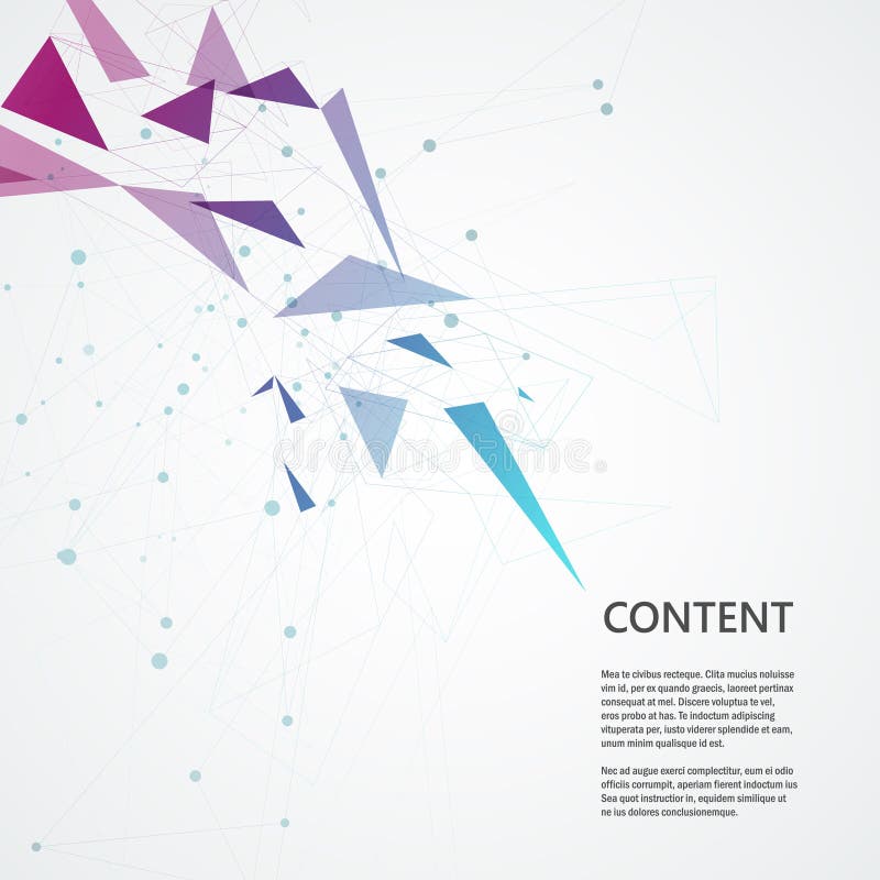 Technology Science and Biology Abstract Vector Stock Vector ...