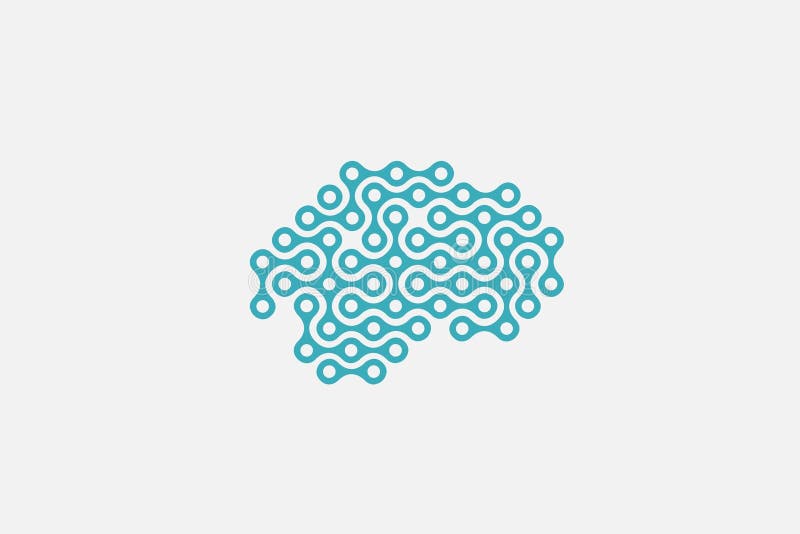 Technology Science Brain Logo Stock Vector - Illustration of document ...