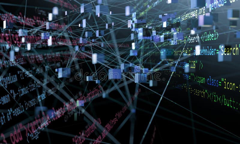 Technology and Science Concept Stock Illustration - Illustration of ...