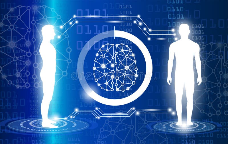 Technology with Science in Future Stock Vector - Illustration of ...