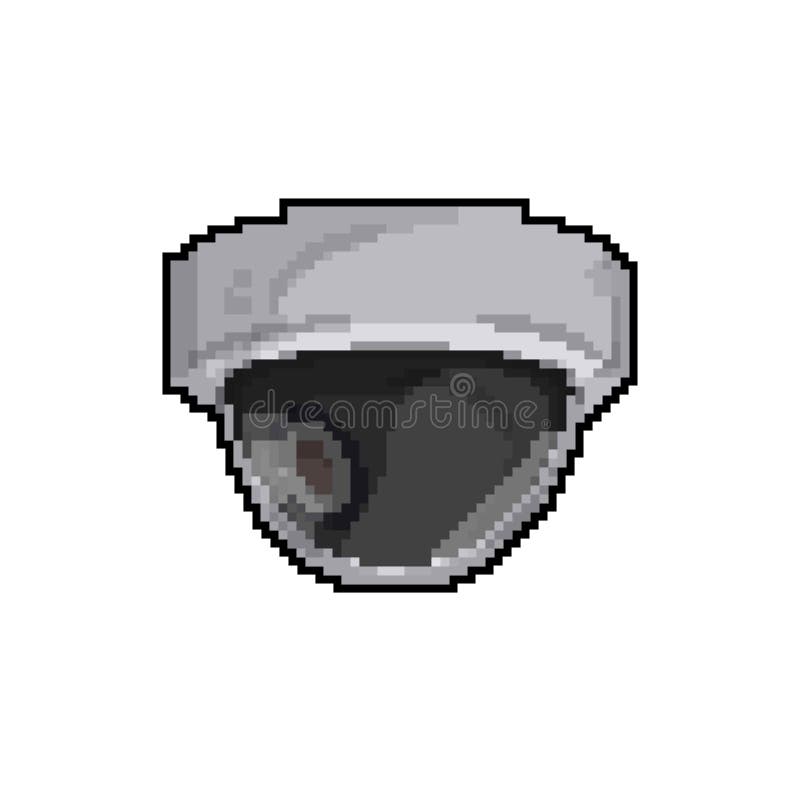 Technology Security Camera Cctv Game Pixel Art Vector Illustration ...