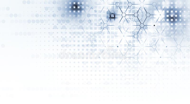 Technology Security Concept. Modern Safety Digital Background Stock ...