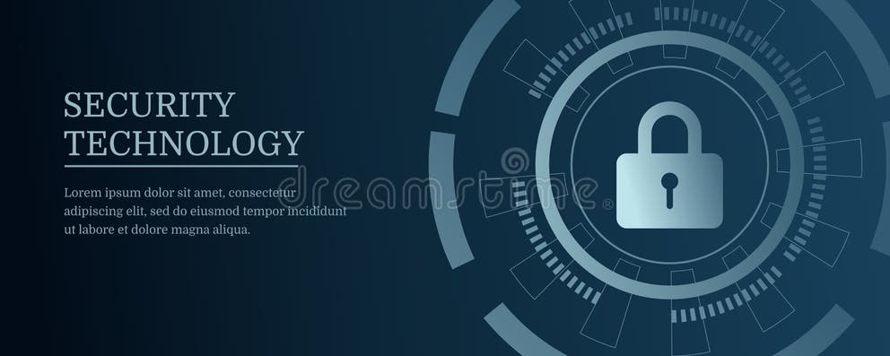 Technology Security, Network and Data Security Protection Background ...