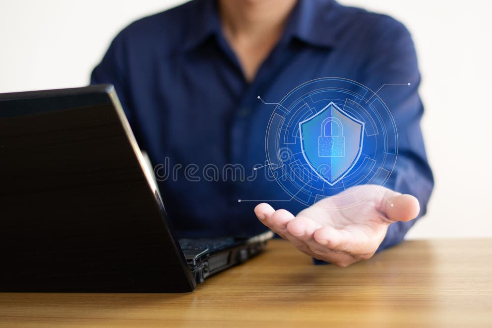 Technology Security and Protection Against Hacker Concepts Stock Photo ...