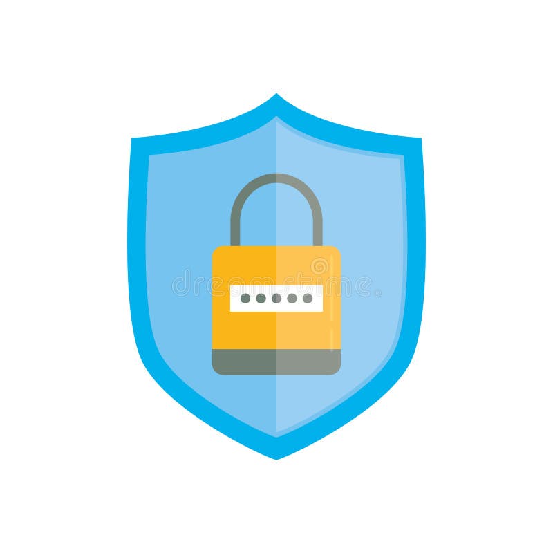 Technology security system stock illustration. Illustration of symbol ...