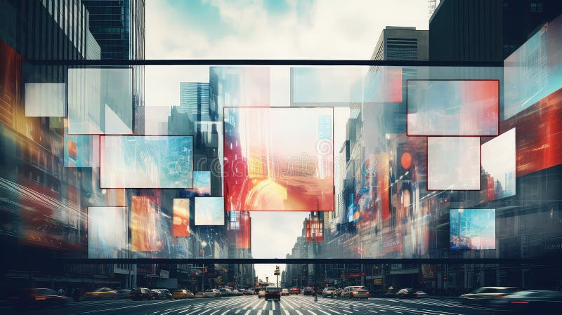 Technology Shape Internet Background Stock Illustration - Illustration ...