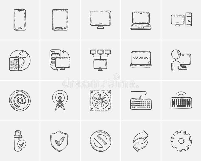 Technology Sketch Stock Illustrations – 190,257 Technology Sketch Stock ...