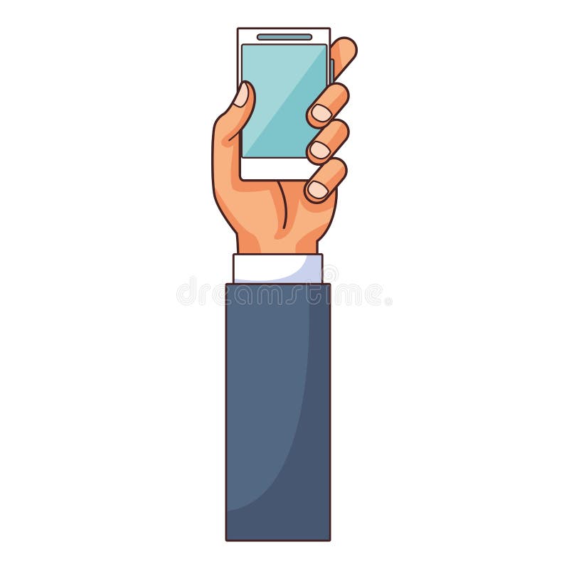 Technology Smartphone Cartoon Stock Vector - Illustration of design ...