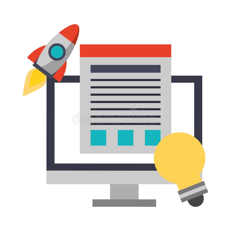 Technology Software Tools Cartoon Stock Vector - Illustration of ...