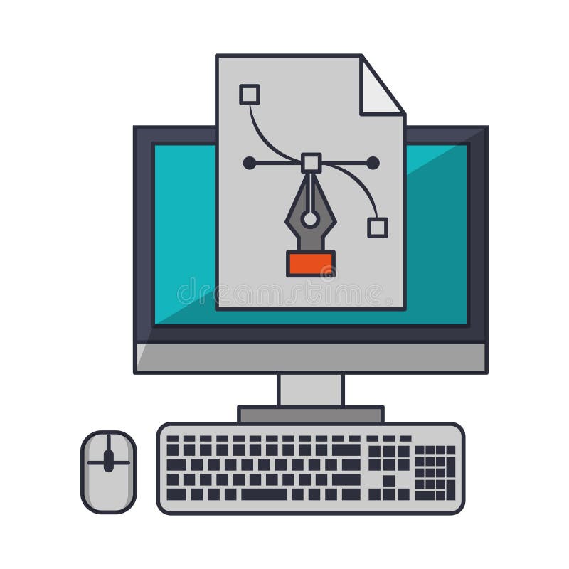 Technology Software Tools Cartoon Stock Vector - Illustration of ...