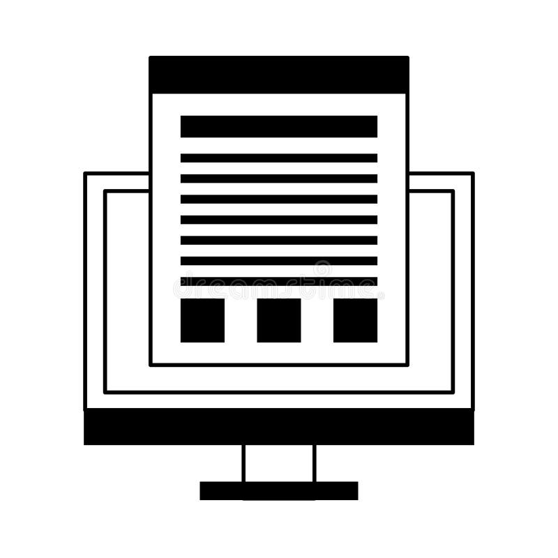 Computer and CD Rom Software Vector Illustration Stock Vector ...