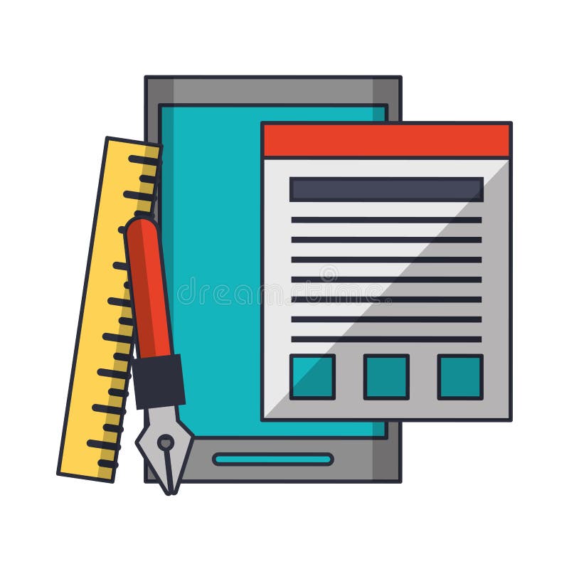 Technology Software Tools Cartoon Stock Vector - Illustration of ...