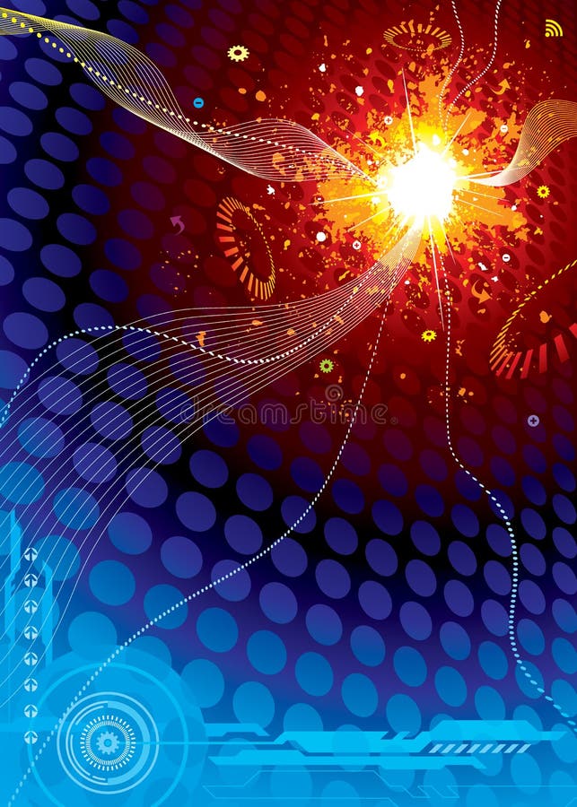 High-tech Technology Background Stock Photo - Image of component ...