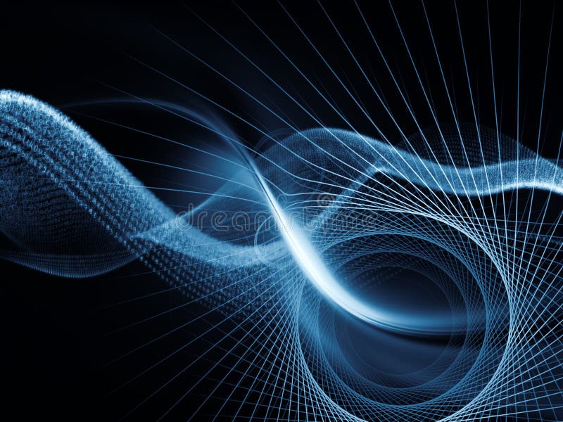 Quickening of Digital World Stock Illustration - Illustration of ...