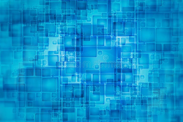 Technology Square Background Stock Illustration - Illustration of ...