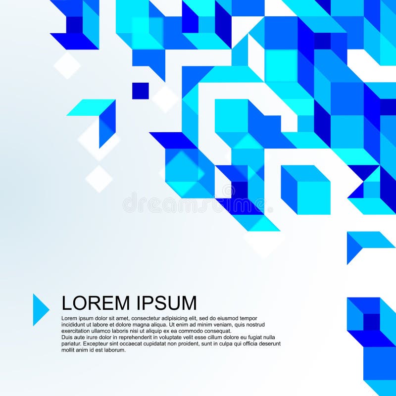 Technology Square Background (place for Your Text) Stock Illustration ...